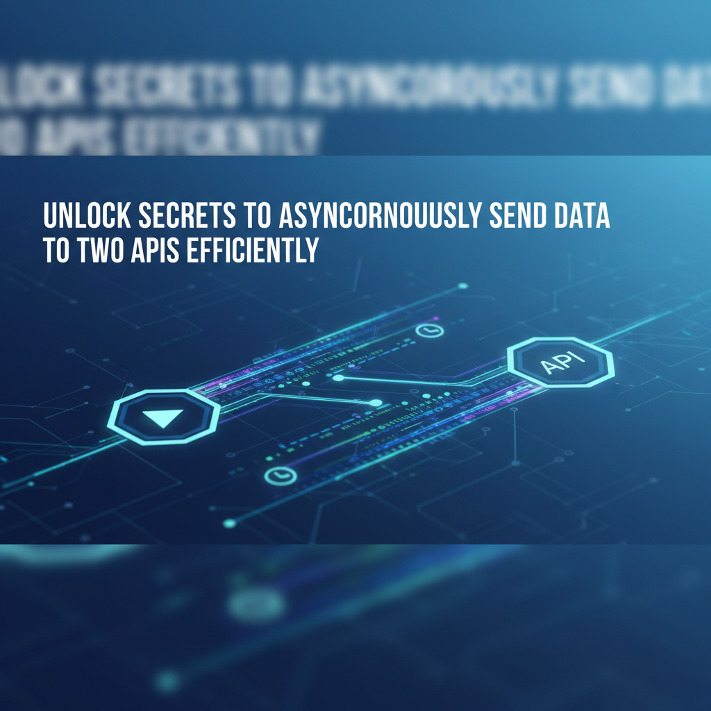 Unlock Secrets to Asynchronously Send Data to Two APIs Efficiently