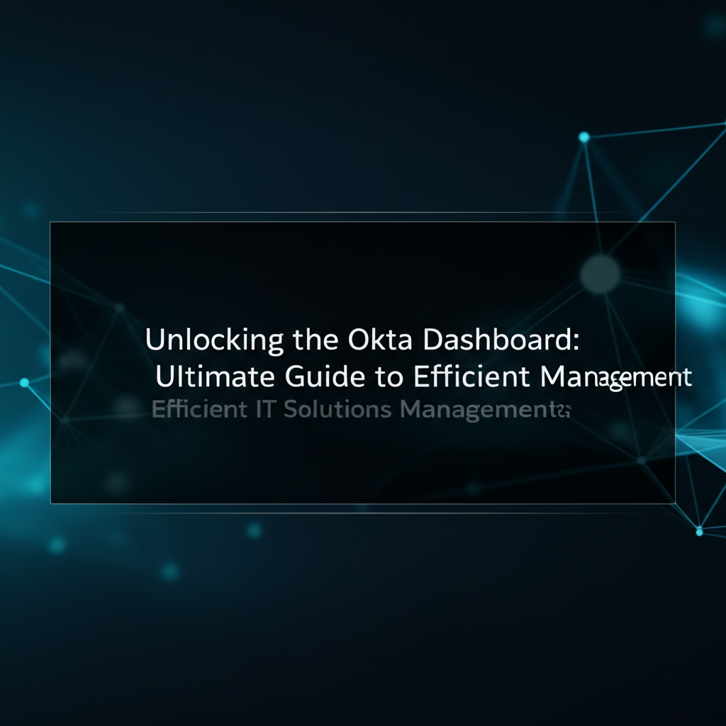 Unlocking the Okta Dashboard: Ultimate Guide to Efficient Management