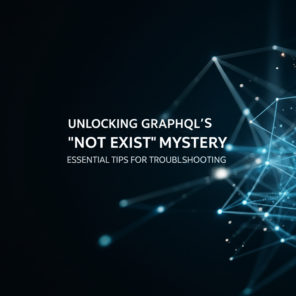 Unlocking GraphQL's "Not Exist" Mystery: Essential Tips for Troubleshooting