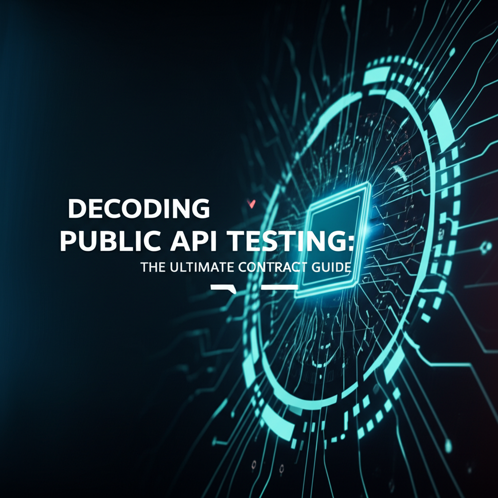 Decoding Public API Testing: The Ultimate Contract Guide