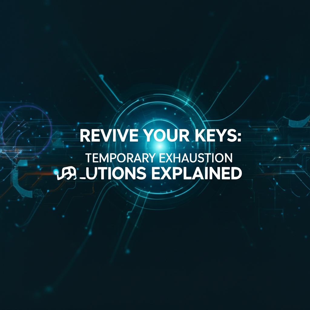 Revive Your Keys: Temporary Exhaustion Solutions Explained