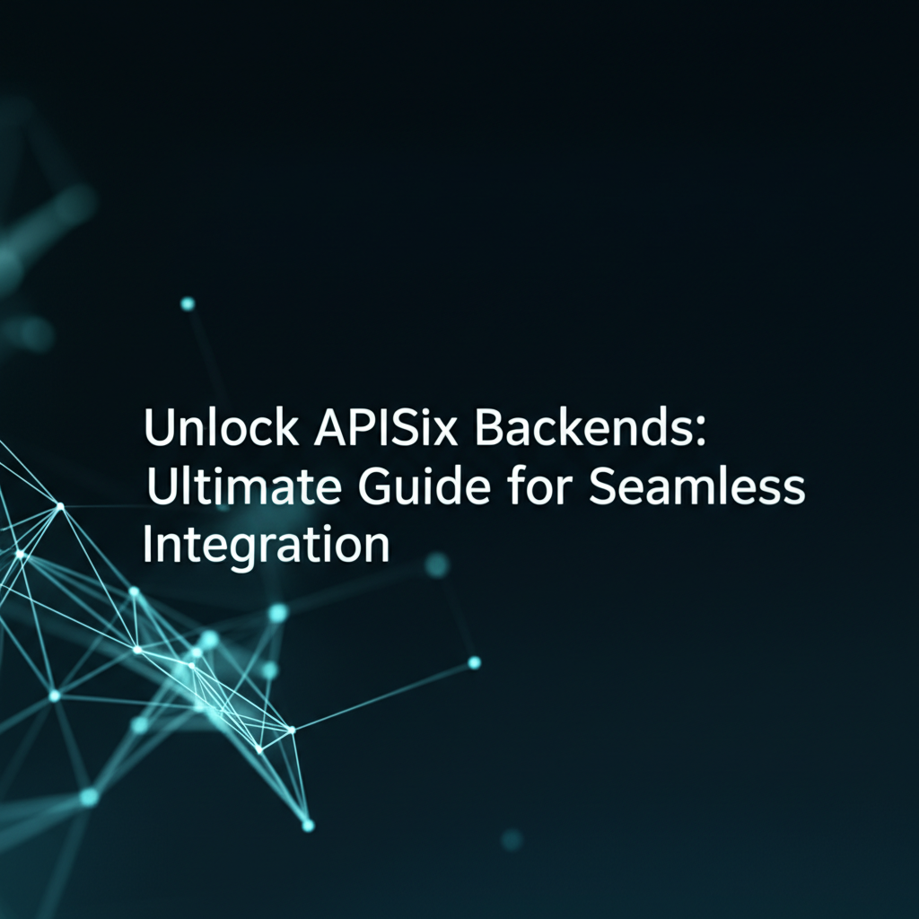 Unlock APIsix Backends: Ultimate Guide for Seamless Integration
