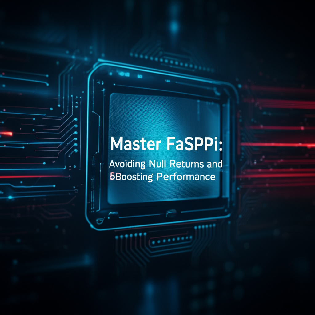 Master FastAPI: Avoiding Null Returns and Boosting Performance
