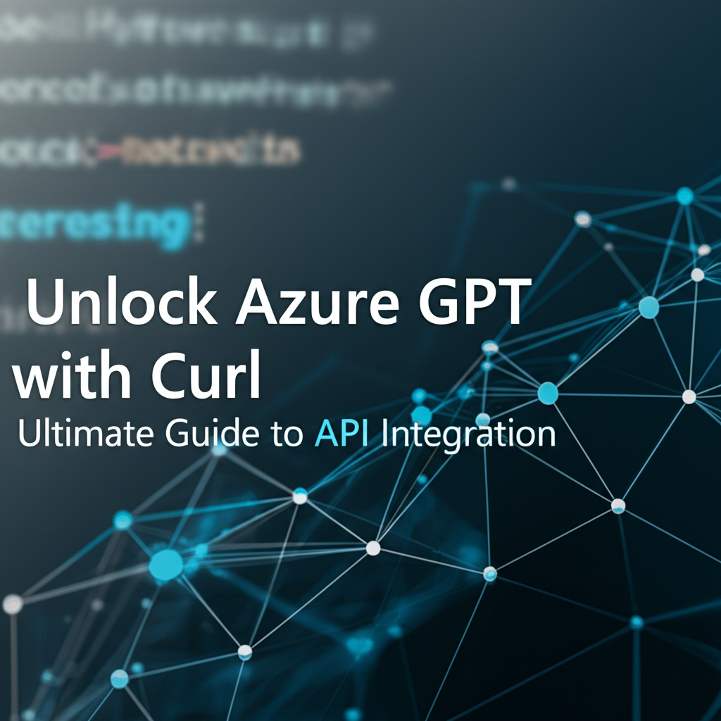 Unlock Azure GPT with Curl: Ultimate Guide to API Integration