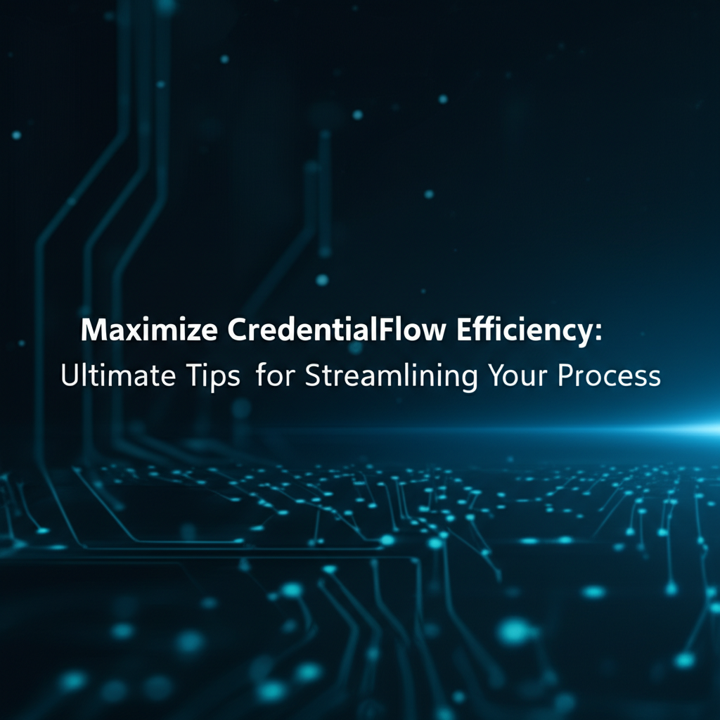 Maximize CredentialFlow Efficiency: Ultimate Tips for Streamlining Your Process