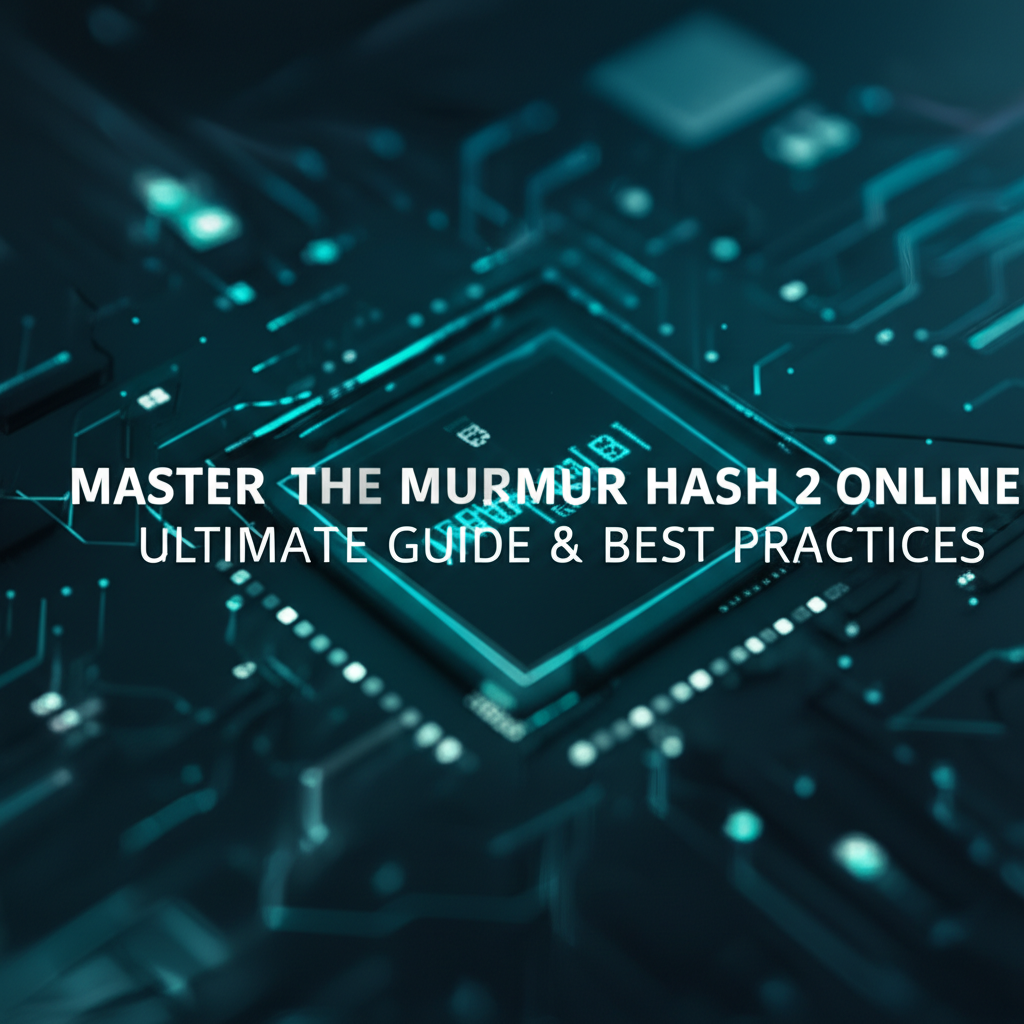 Master the Murmur Hash 2 Online: Ultimate Guide & Best Practices