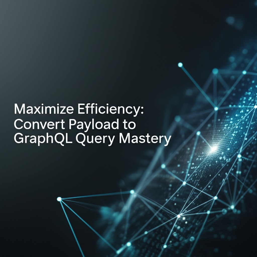 Maximize Efficiency: Convert Payload to GraphQL Query Mastery