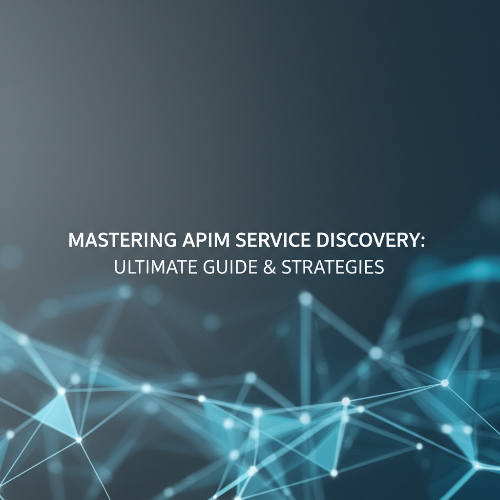 Mastering APIM Service Discovery: Ultimate Guide & Strategies
