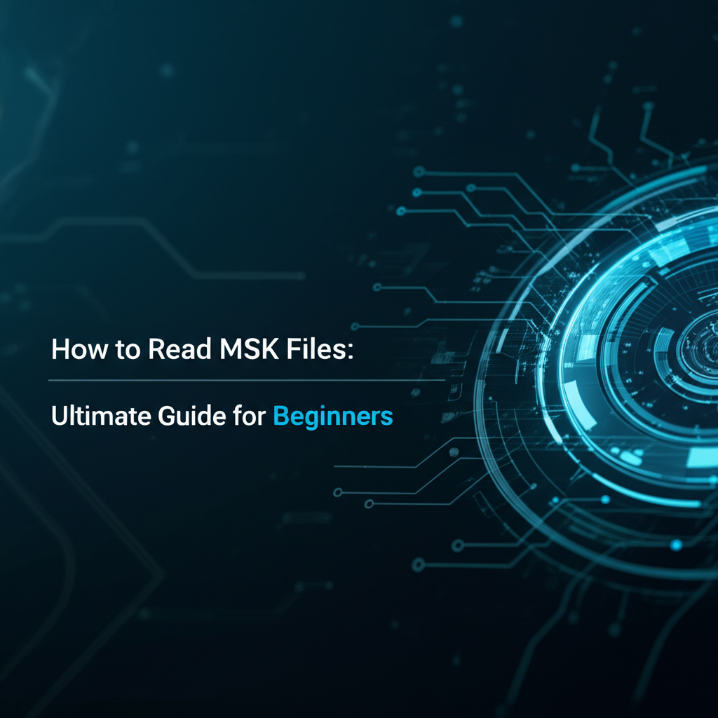 How to Read MSK Files: Ultimate Guide for Beginners