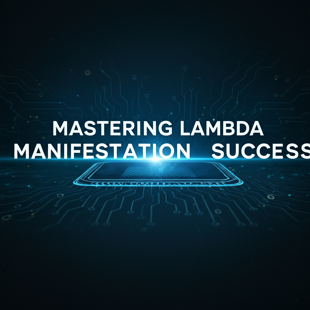 Mastering Lambda Manifestation: Essential Tips for Success