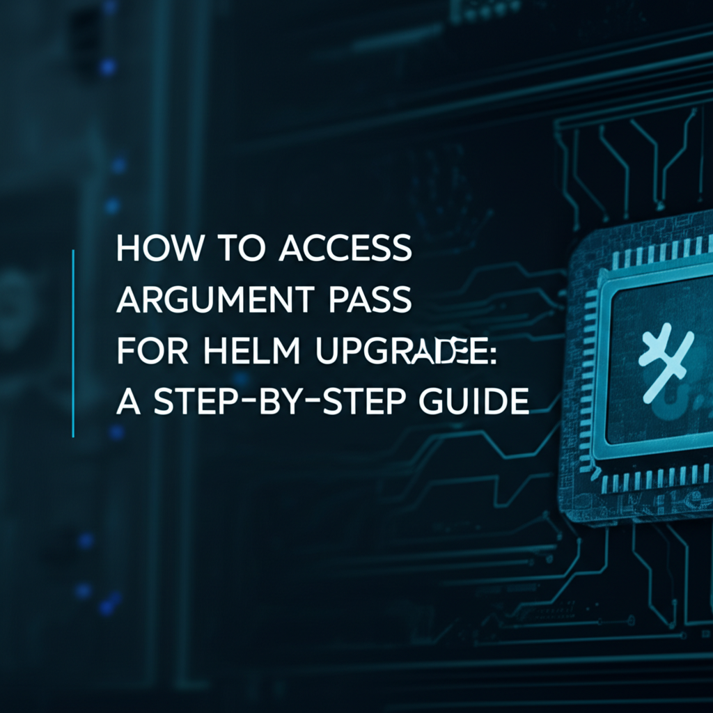How to Access Argument Pass for Helm Upgrade: A Step-by-Step Guide