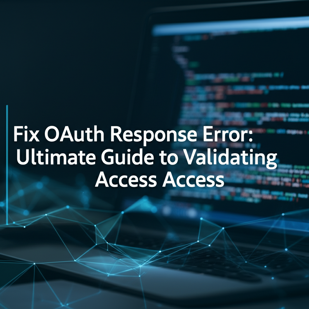 Fix OAuth Response Error: Ultimate Guide to Validating Access