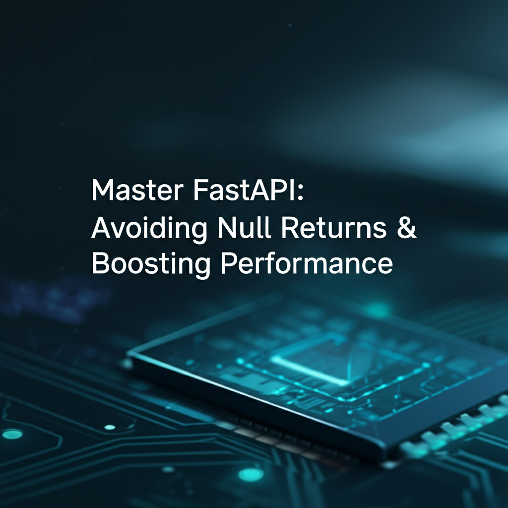 Master FastAPI: Avoiding Null Returns & Boosting Performance