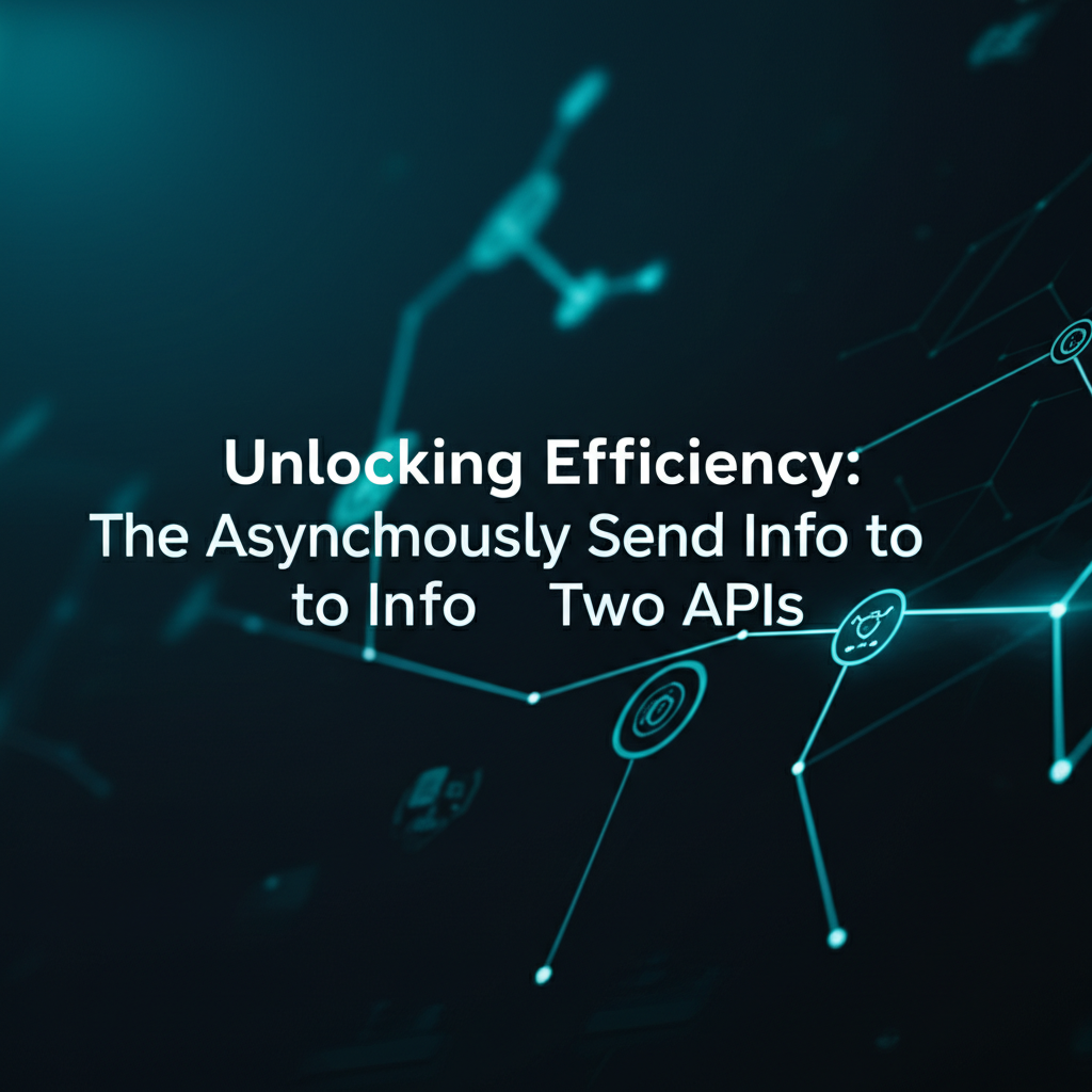 Unlocking Efficiency: The Ultimate Guide to Asynchronously Send Info to Two APIs