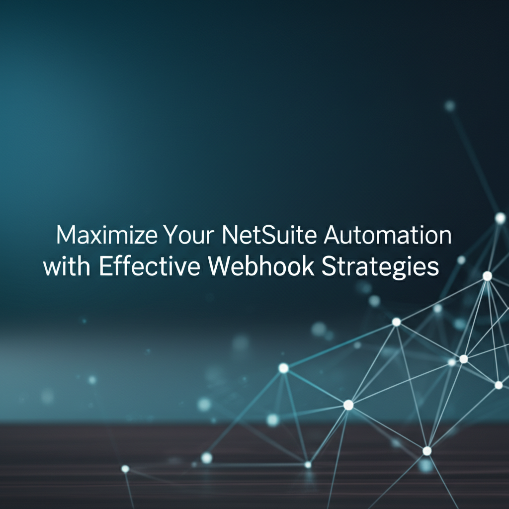 Maximize Your NetSuite Automation with Effective Webhook Strategies