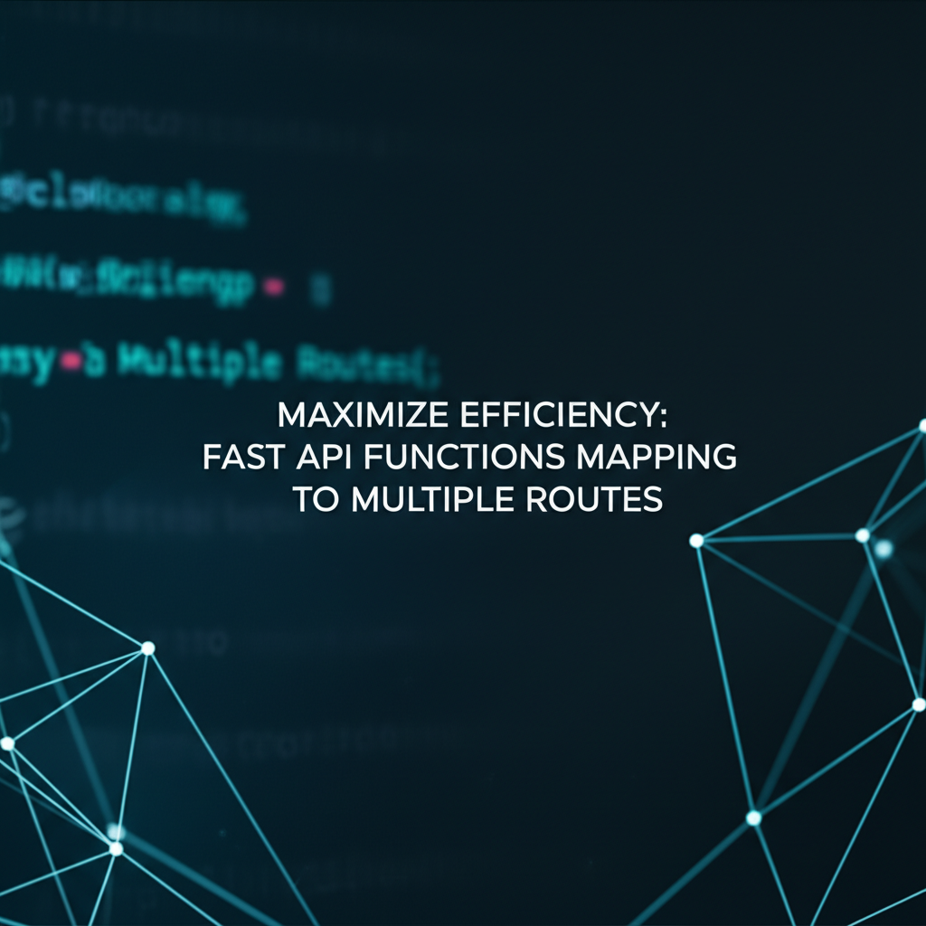 Maximize Efficiency: Fast API Functions Mapping to Multiple Routes