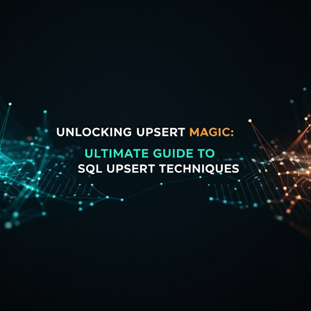 Unlocking Upsert Magic: Ultimate Guide to SQL Upsert Techniques