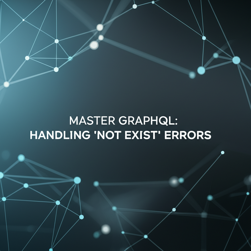 Master GraphQL: Solutions for Handling 'Not Exist' Errors