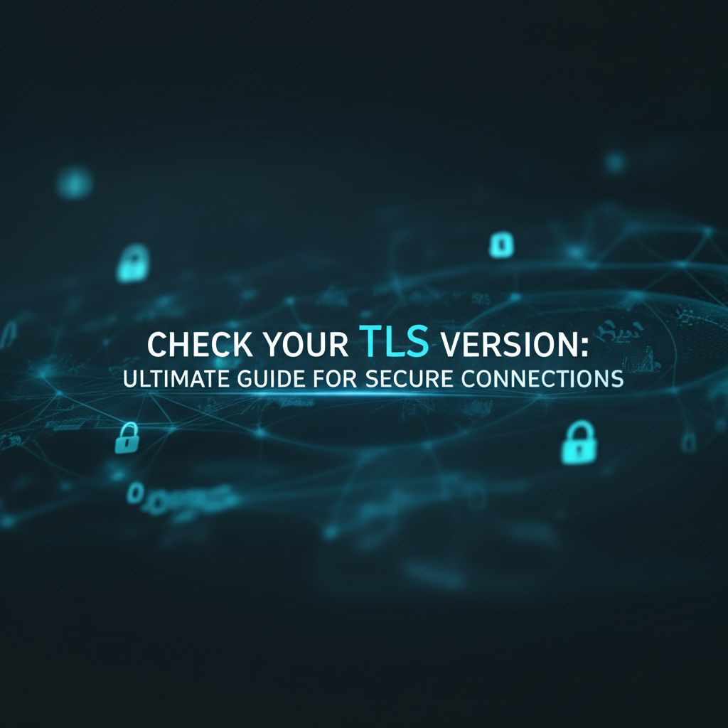 Check Your TLS Version: Ultimate Guide for Secure Connections