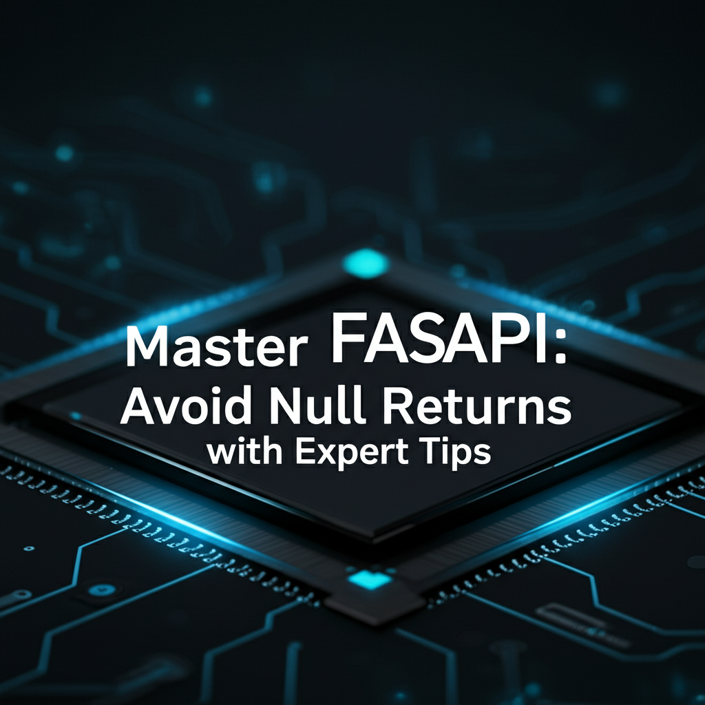 Master FastAPI: Avoid Null Returns with Expert Tips