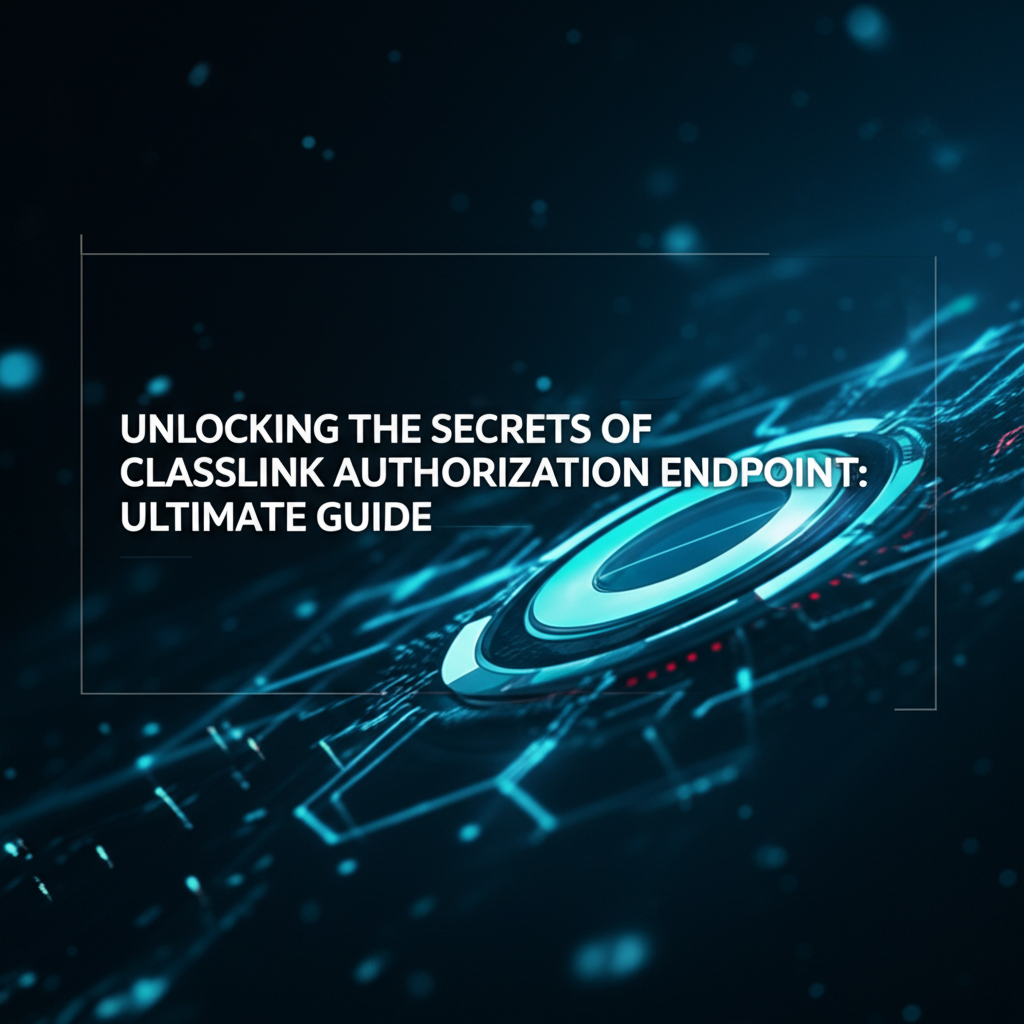 Unlocking the Secrets of ClassLink Authorization Endpoint: Ultimate Guide
