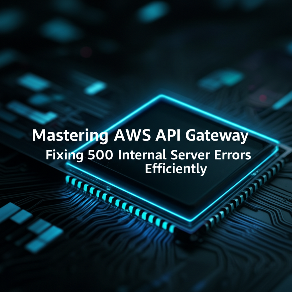 Mastering AWS API Gateway: Fixing 500 Internal Server Errors Efficiently