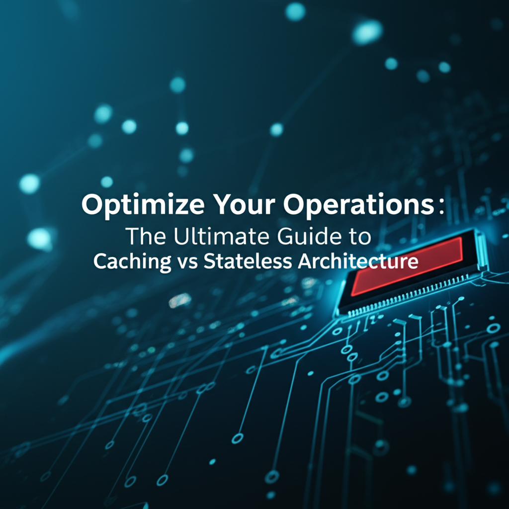 Optimize Your Operations: The Ultimate Guide to Caching vs Stateless Architecture