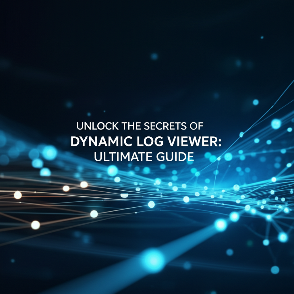 Unlock the Secrets of Dynamic Log Viewer: Ultimate Guide