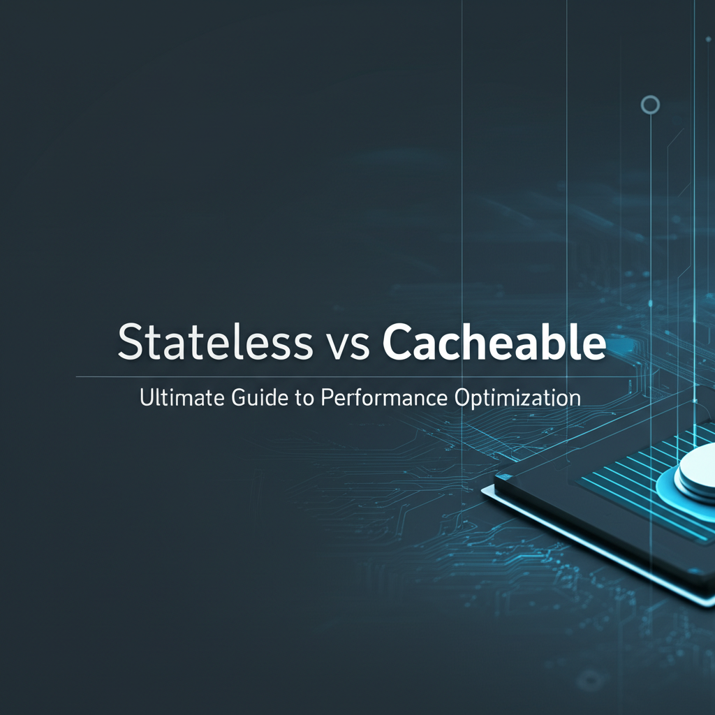 Stateless vs Cacheable: Ultimate Guide to Performance Optimization