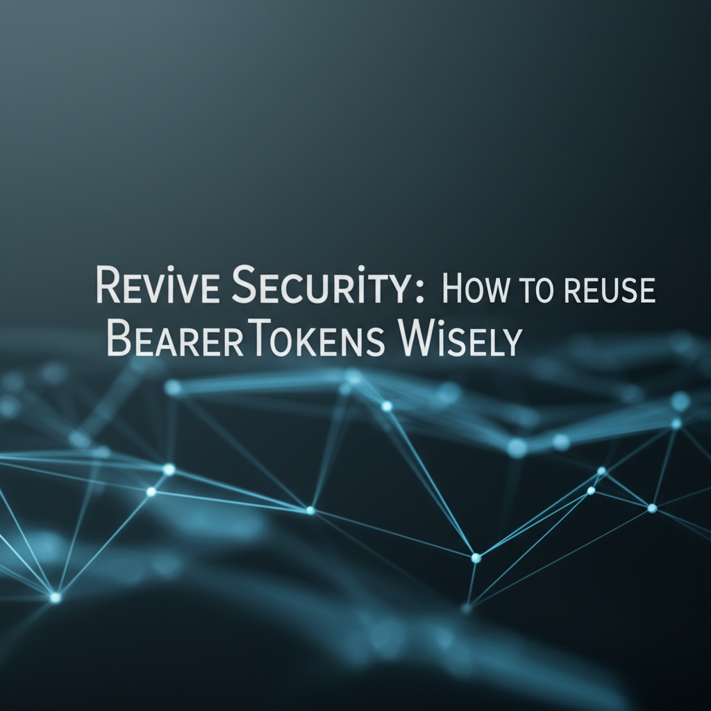 Revive Security: How to Reuse Bearer Tokens Wisely