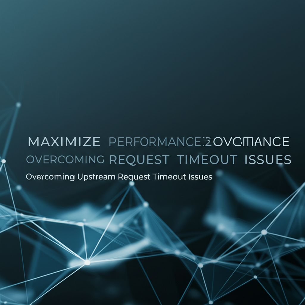 Maximize Performance: Overcoming Upstream Request Timeout Issues
