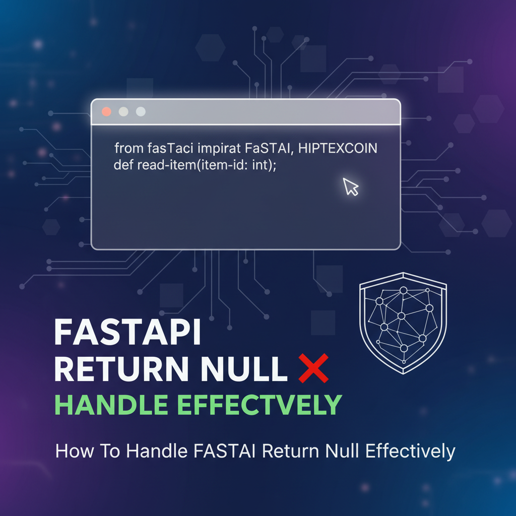 How to Handle FastAPI Return Null Effectively