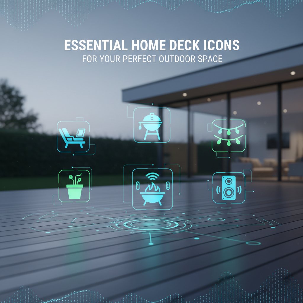 Essential Home Deck Icons for Your Perfect Outdoor Space