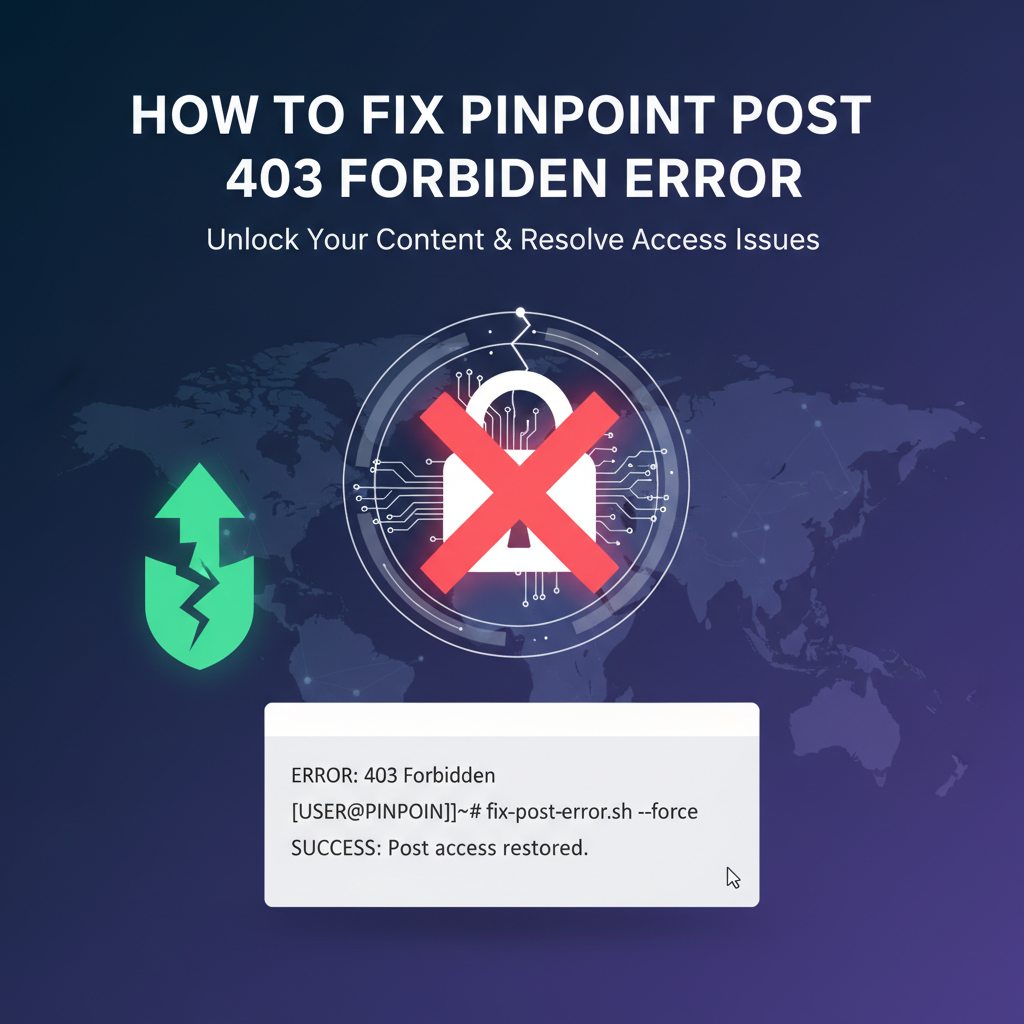 How to Fix Pinpoint Post 403 Forbidden Error