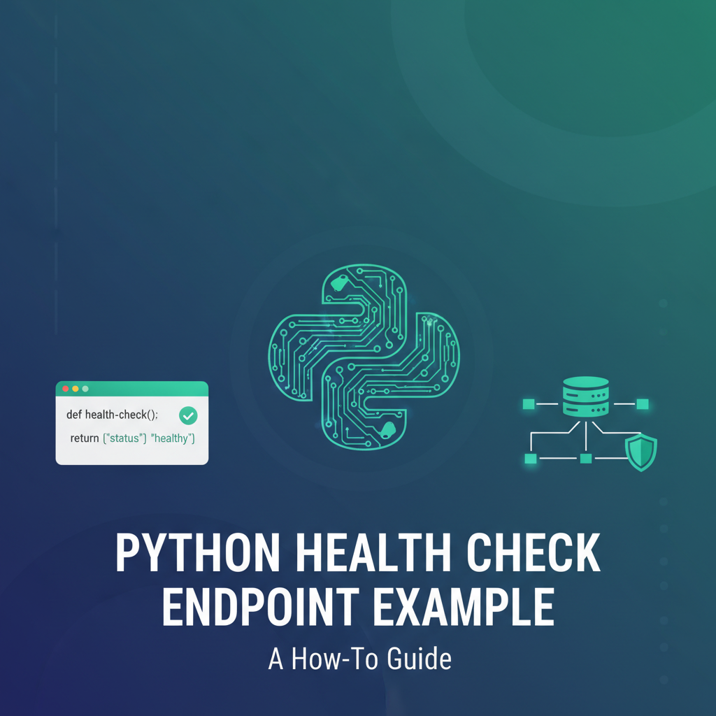 Python Health Check Endpoint Example: A How-To Guide
