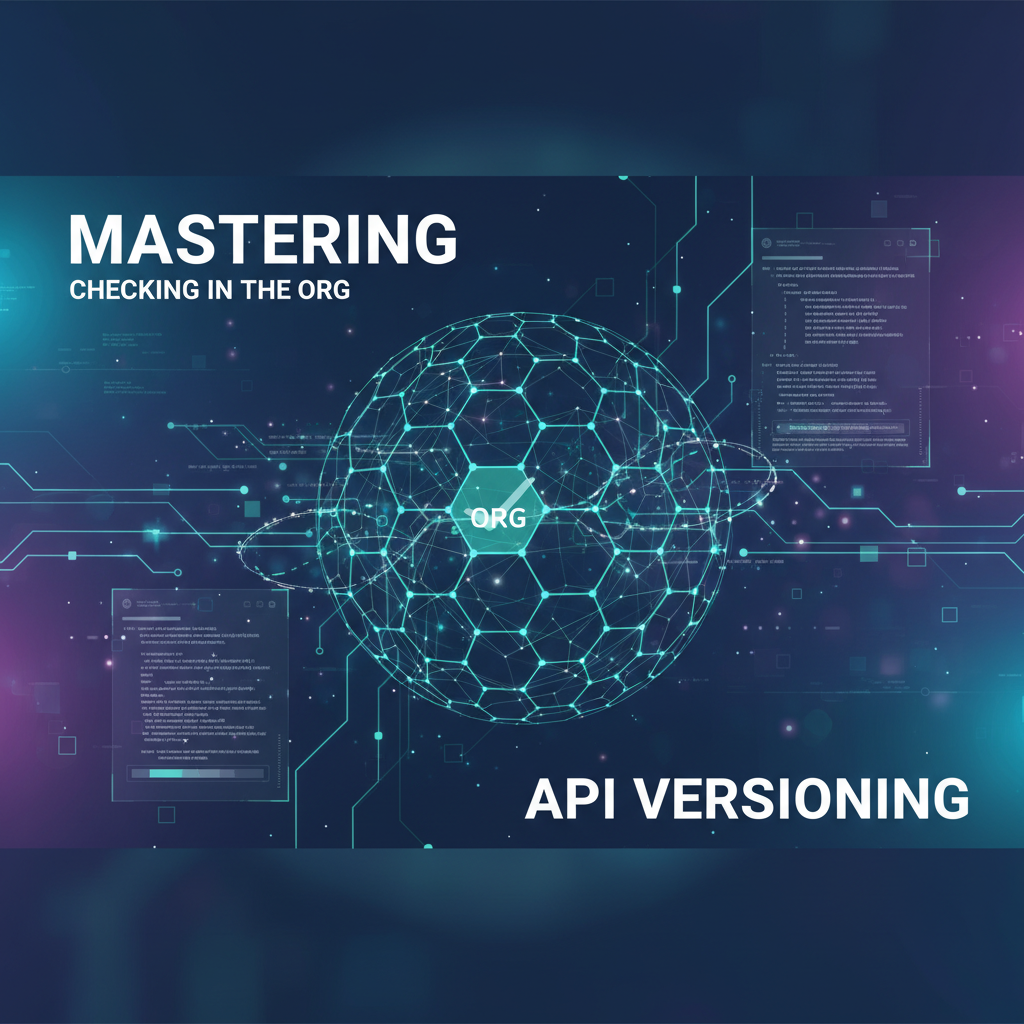 Mastering Checking API Version in the Org