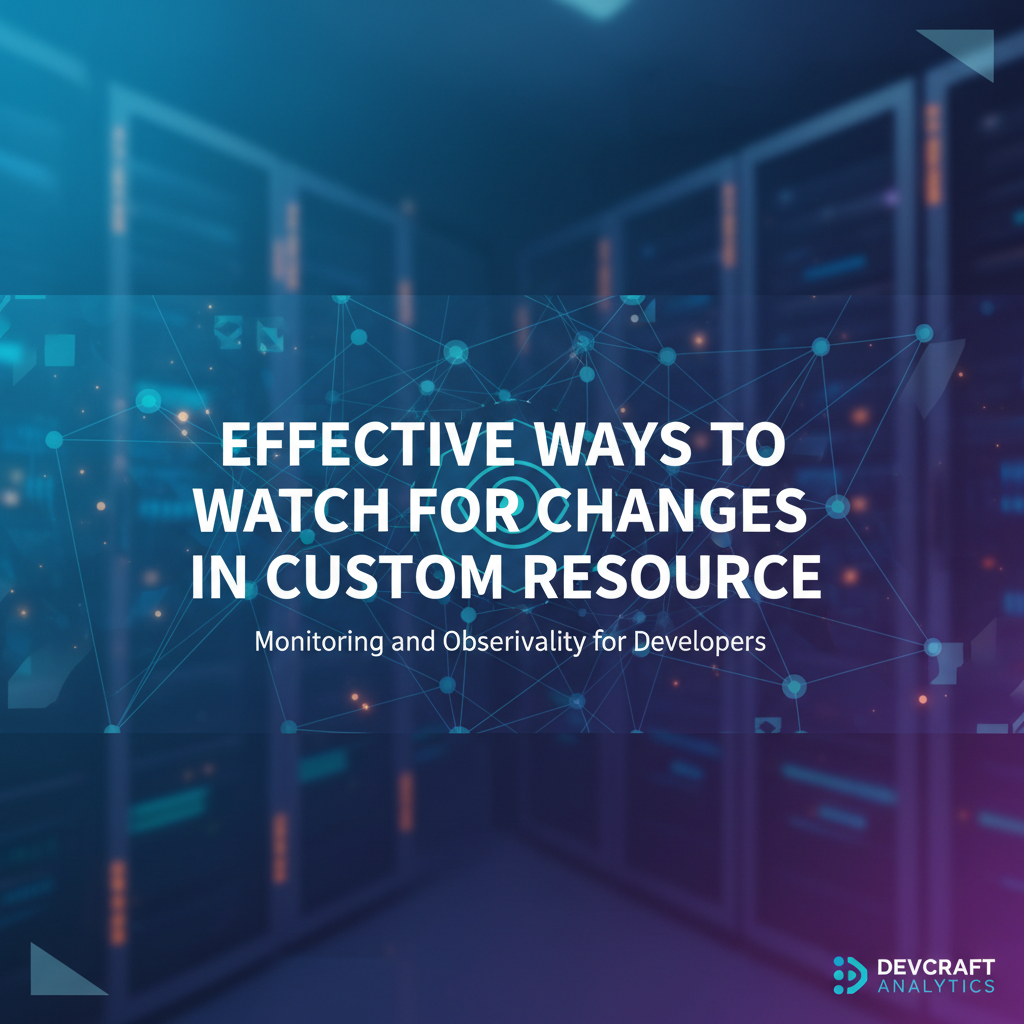 Effective Ways to Watch for Changes in Custom Resource