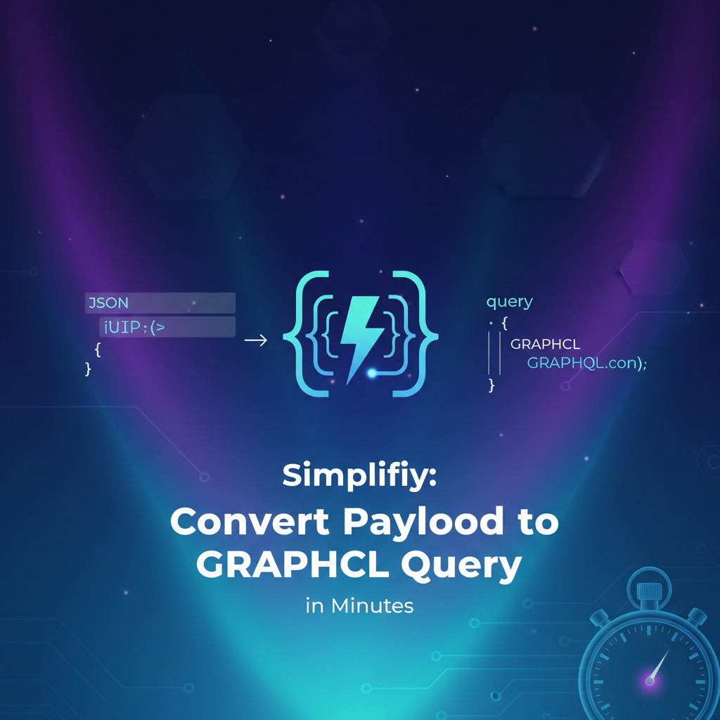 Simplify: Convert Payload to GraphQL Query in Minutes