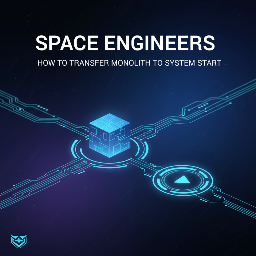 Space Engineers: How to Transfer Monolith to System Start