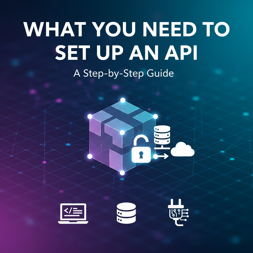 What You Need to Set Up an API: A Step-by-Step Guide