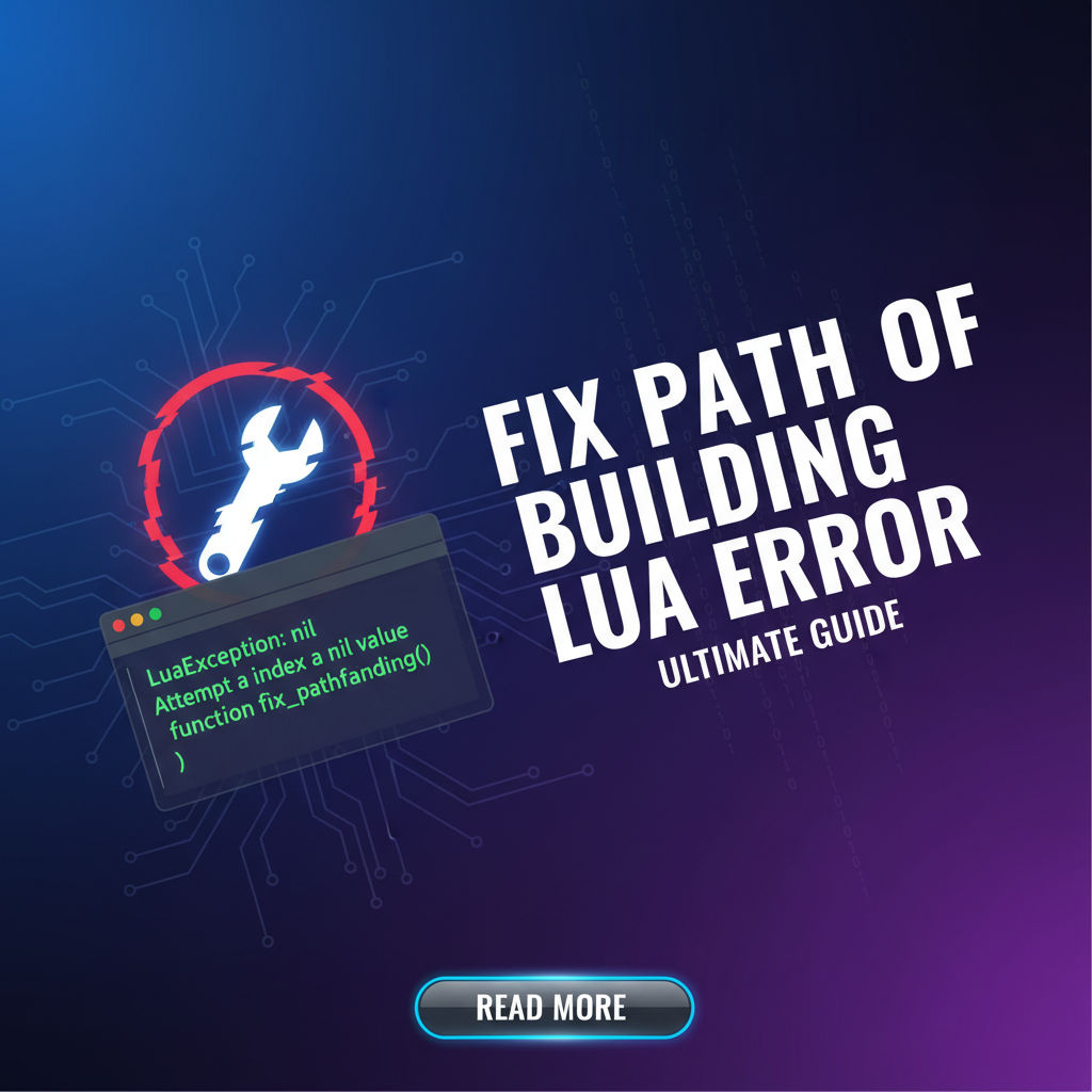 Fix Path of Building Lua Error: Ultimate Guide