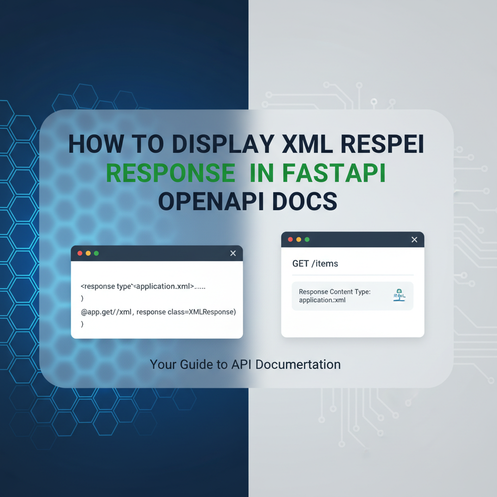 How to Display XML Responses in FastAPI OpenAPI Docs