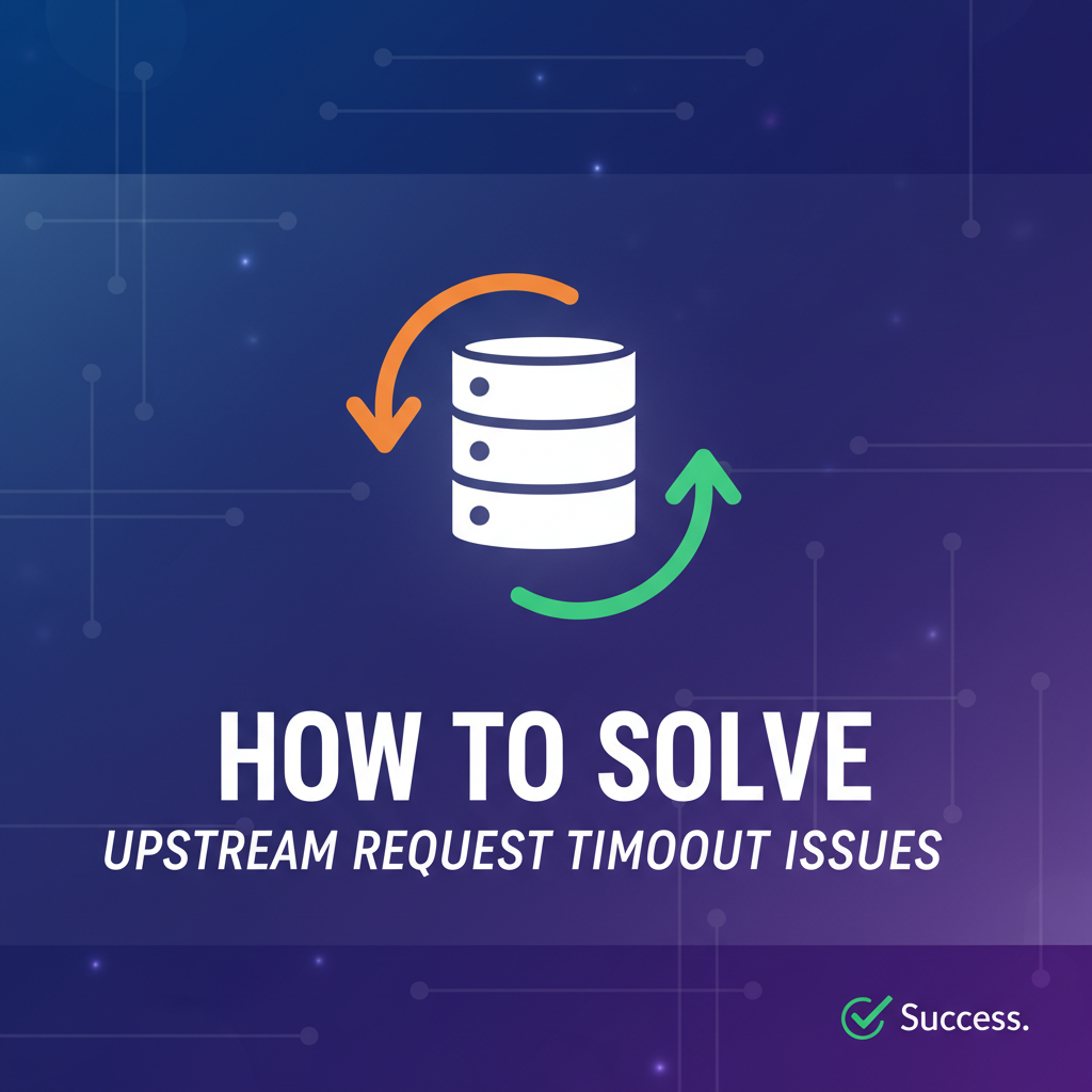 How to Solve Upstream Request Timeout Issues
