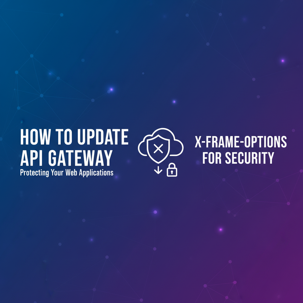 How to Update API Gateway X-Frame-Options for Security