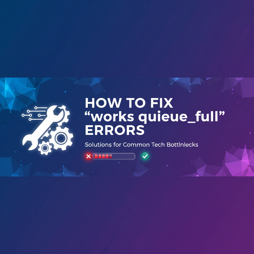 How to Fix 'works queue_full' Errors