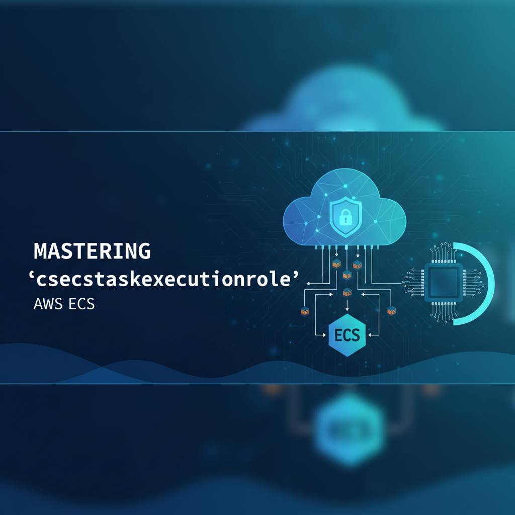 Mastering csecstaskexecutionrole in AWS ECS