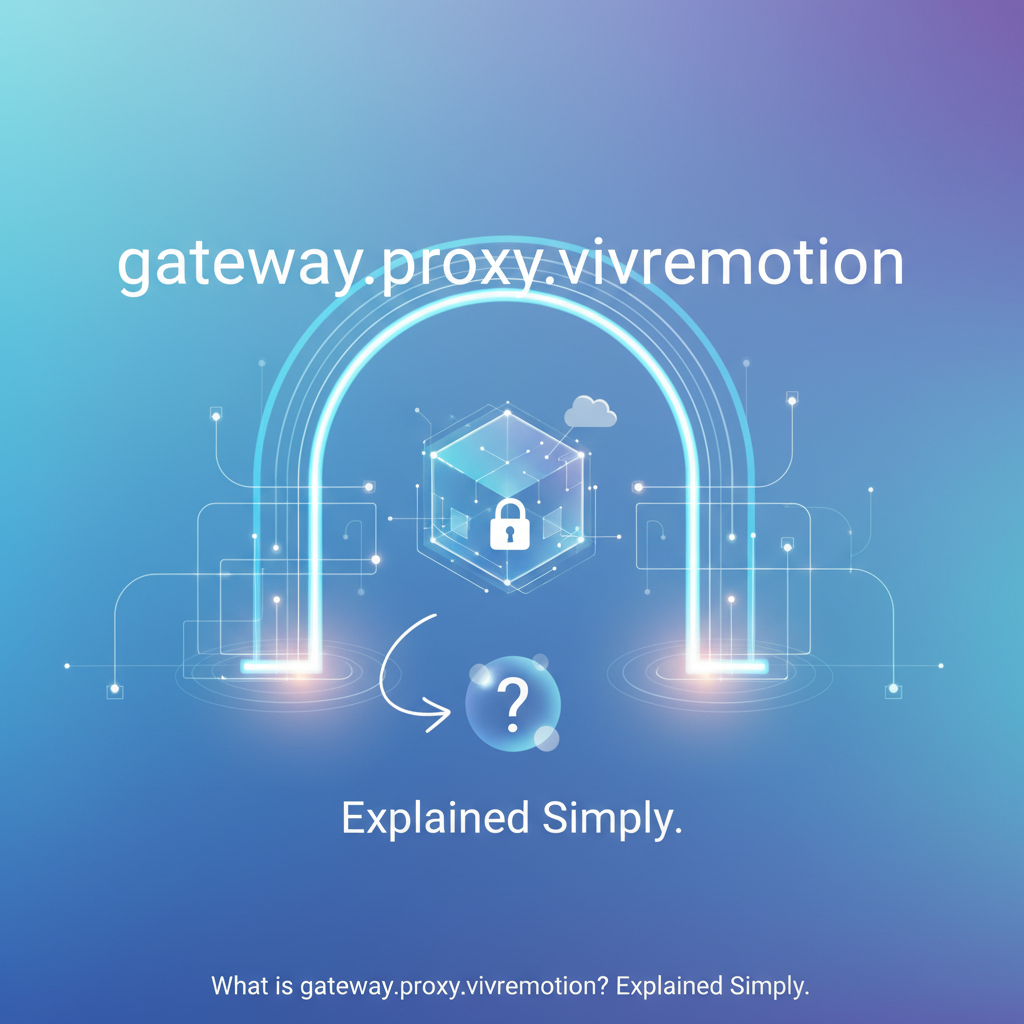 What is gateway.proxy.vivremotion? Explained Simply