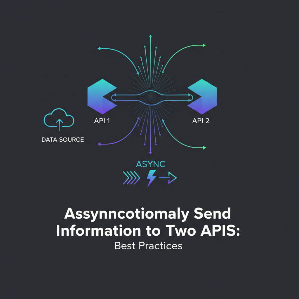 Asynchronously Send Information to Two APIs: Best Practices