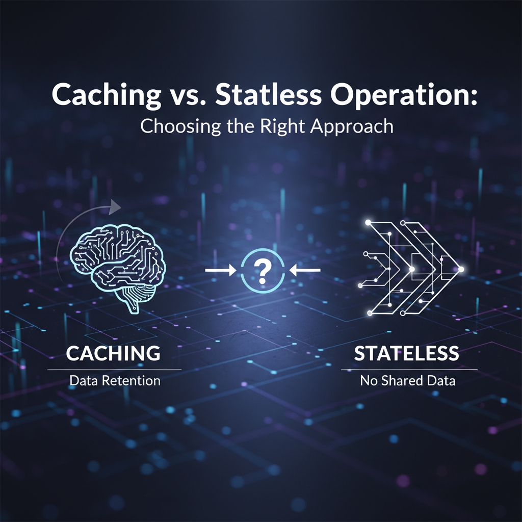 Caching vs. Stateless Operation: Choosing the Right Approach