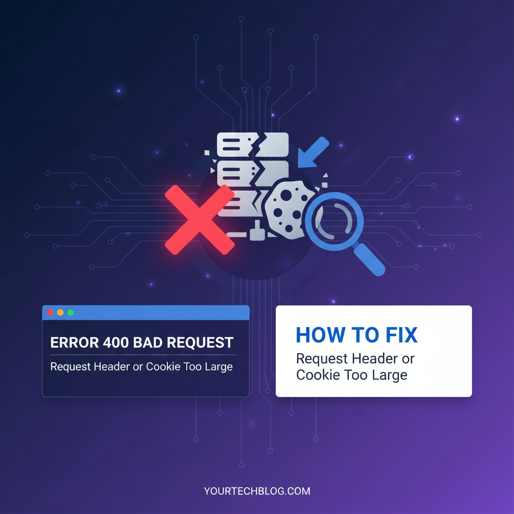 How to Fix 400 Bad Request Request Header or Cookie Too Large